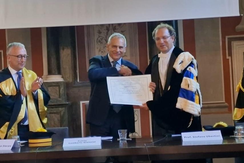Università della Tuscia, dottorato honoris causa per Lamberto Giannini